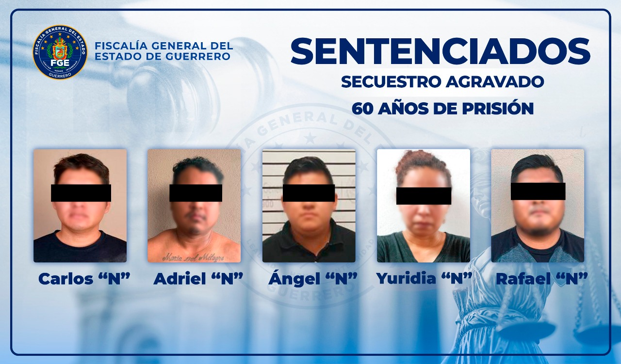 Juez sentencia a 60 años de prisión a 5 secuestradores - El Faro de la ...
